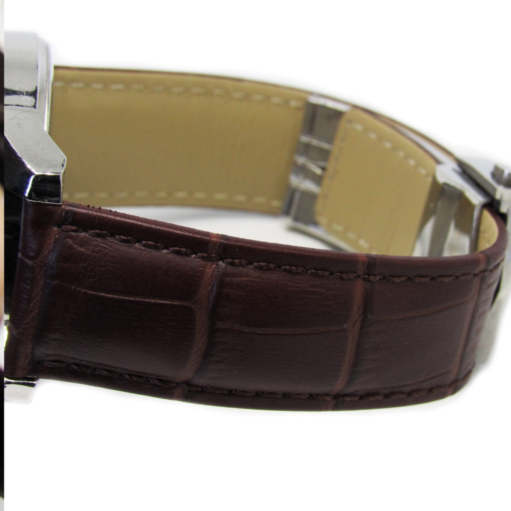 MONTBLANC Timewalker Watch Bands Strap Brown Leather